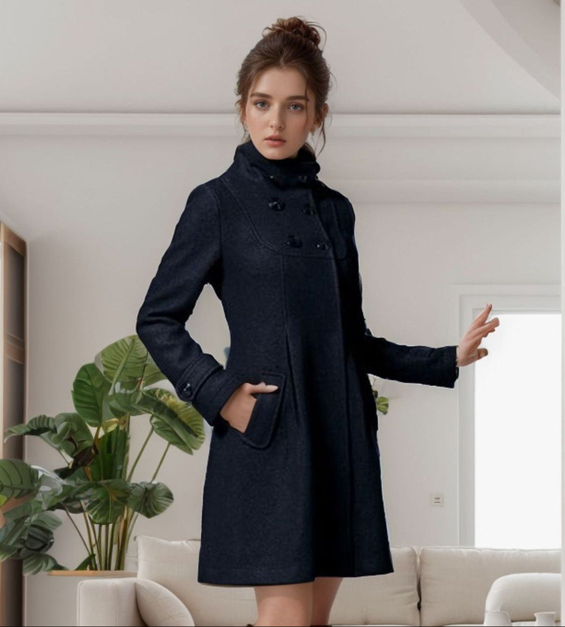 Hooded Coat "Isabelle" – Evelyn Birmingham
